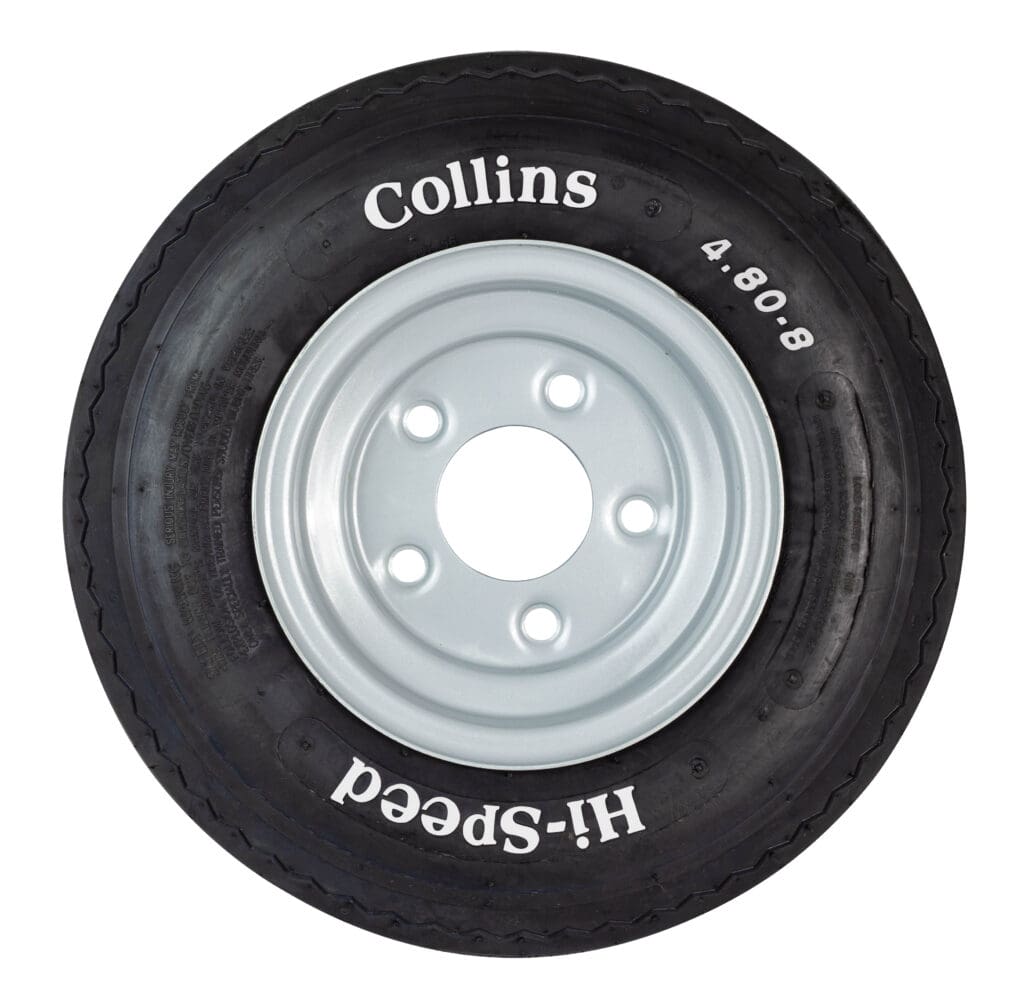Collins Hi-Speed® 4.80 D Tire with Collins Hi-Capacity Steel Wheel
