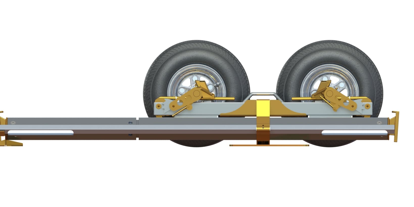 Collins Dolly Mount (Zinc) - Auto-Locking Combo 4.80 SLZ - Jerrdan